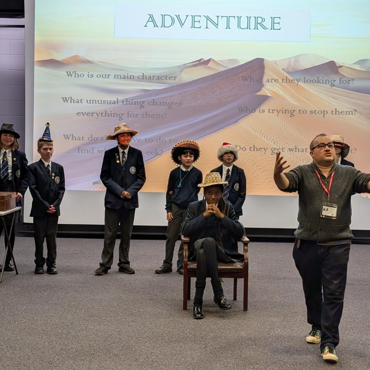 Urmston Grammar School - author event