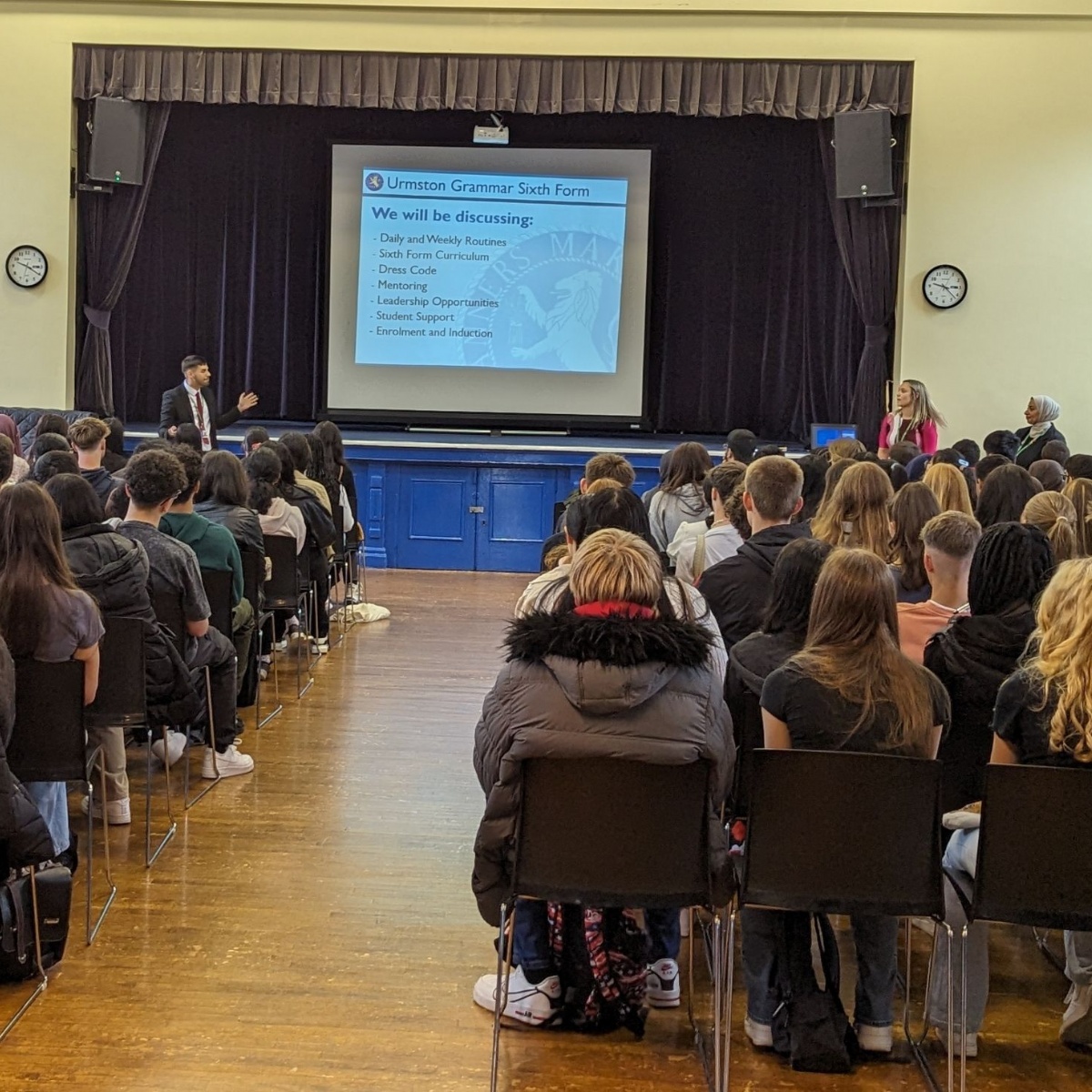 Urmston Grammar School - sixth form taster day Urmston Grammar School - sixth form taster day