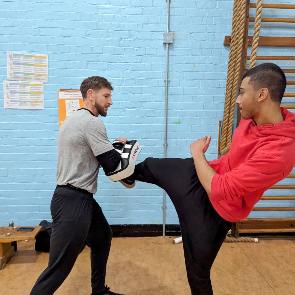 Urmston Grammar School - year 12 enrichment programme boxing ahead