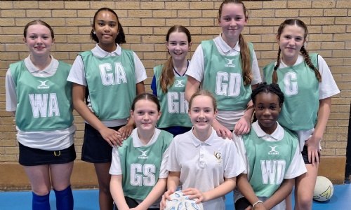 Urmston Grammar School - great play from year 8 netball team