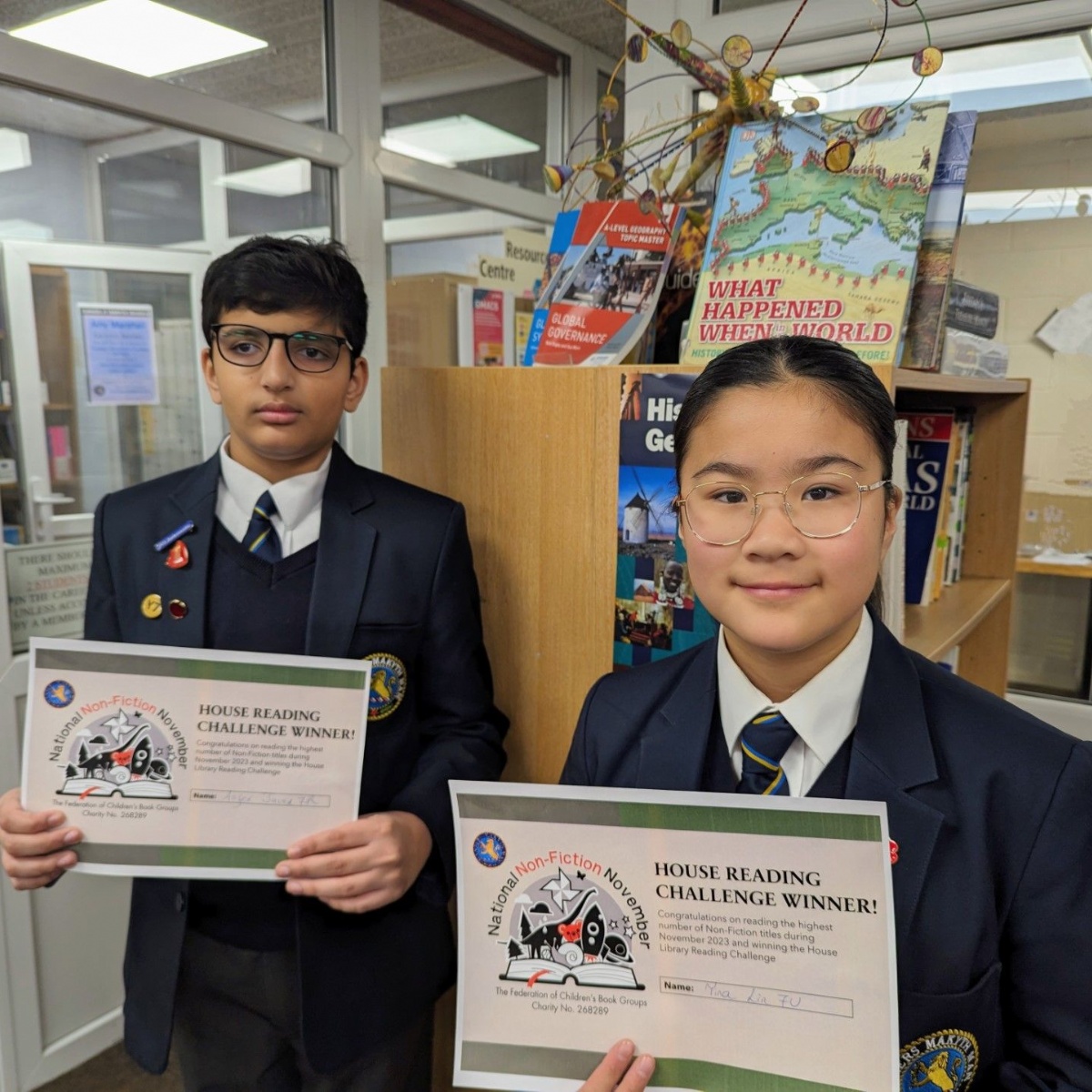 Urmston Grammar School - national non-fiction November reading ...
