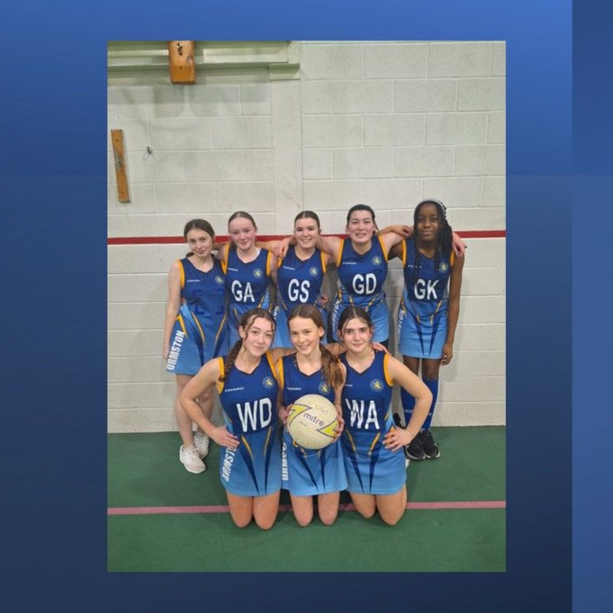 Urmston Grammar School - year 9 netball success!