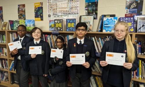 Urmston Grammar School - british science week poster winners