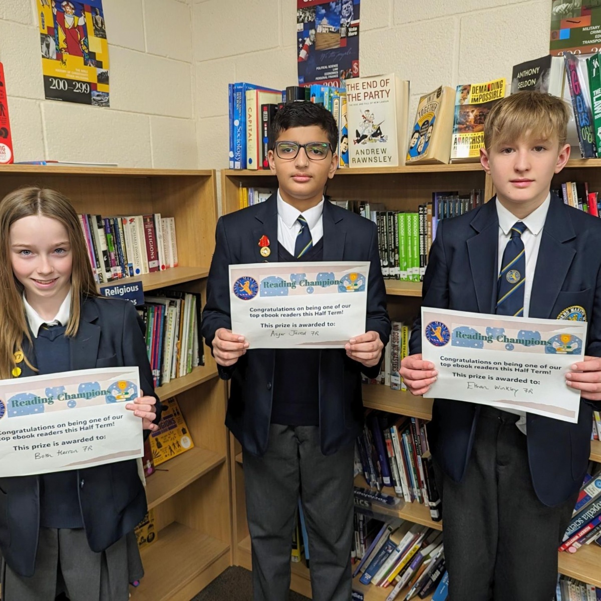 Urmston Grammar School - celebrating our e-reading champions & our u15 ...