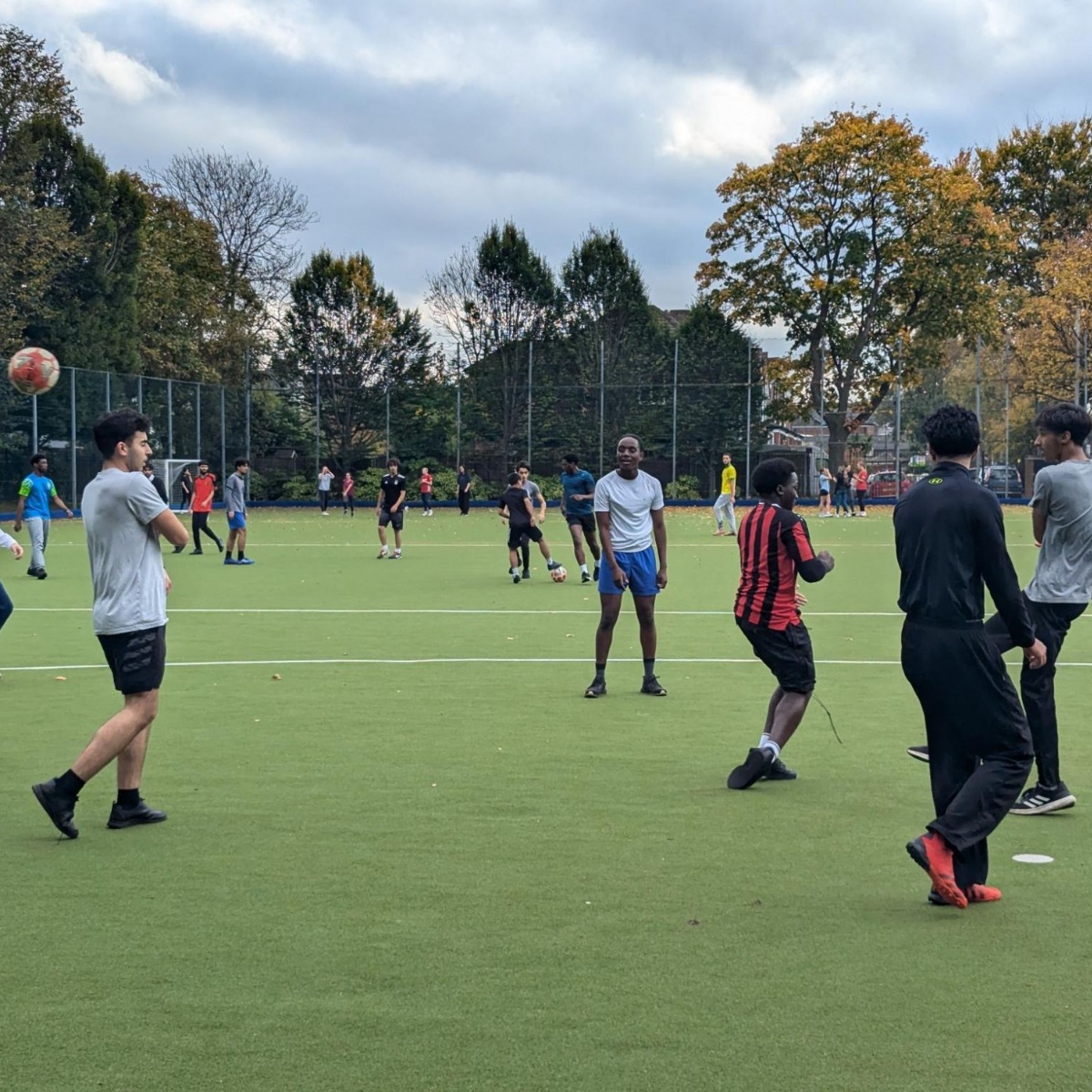 Urmston Grammar School - 6th form charity football tournament