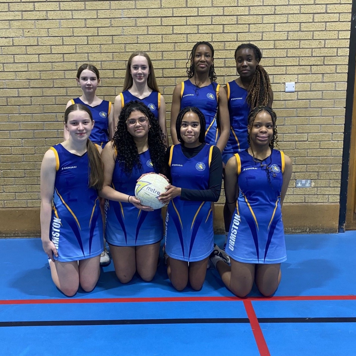 Urmston Grammar School - year 9 netball success