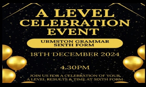 Urmston Grammar School - a level celebration event