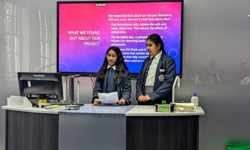 Urmston Grammar School - crest science award presentations