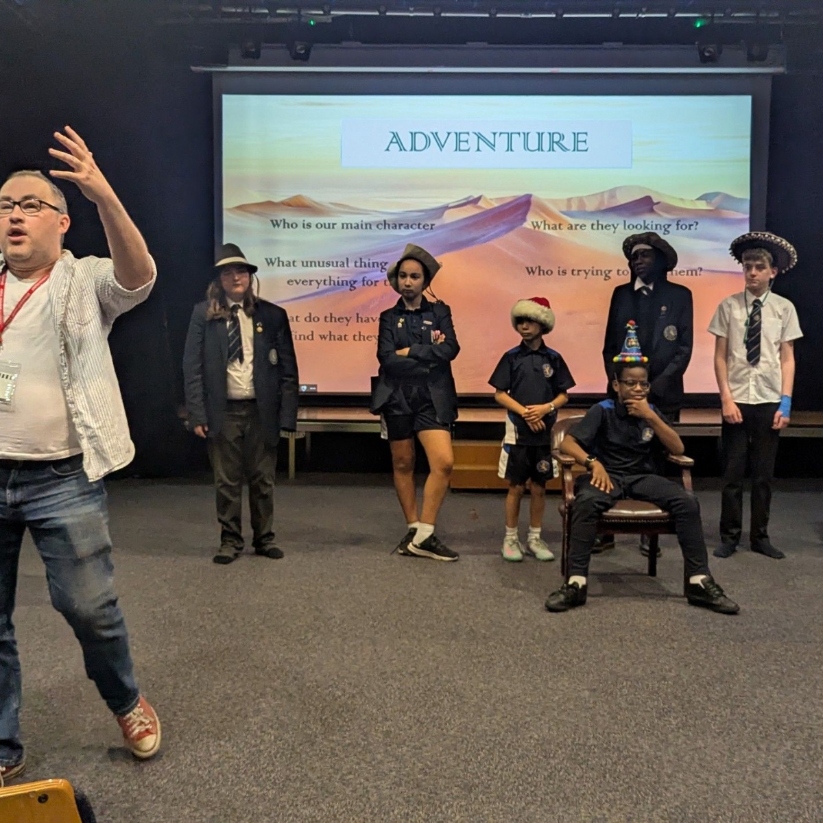 Urmston Grammar School - brilliant author visit