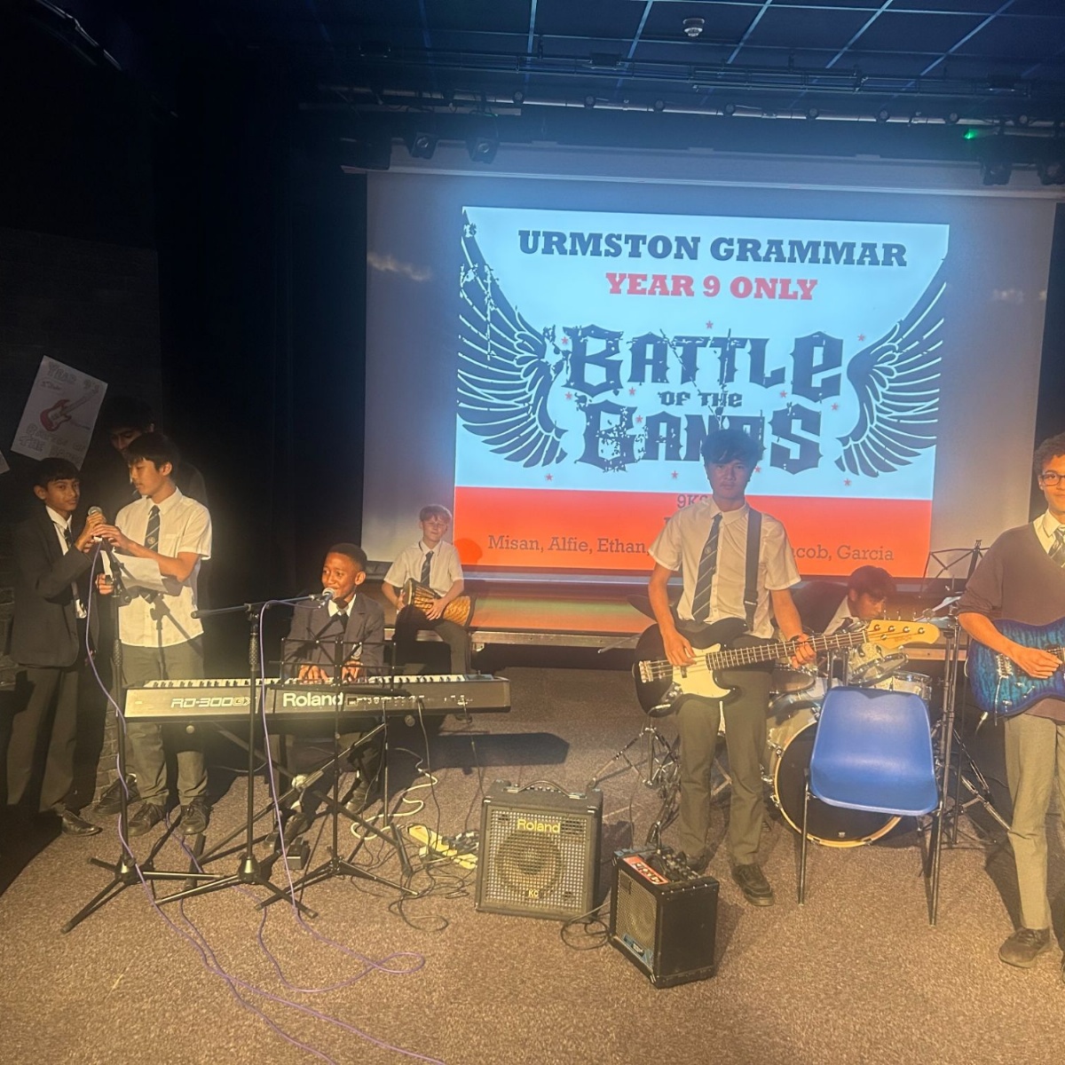 Urmston Grammar School - battle of the bands